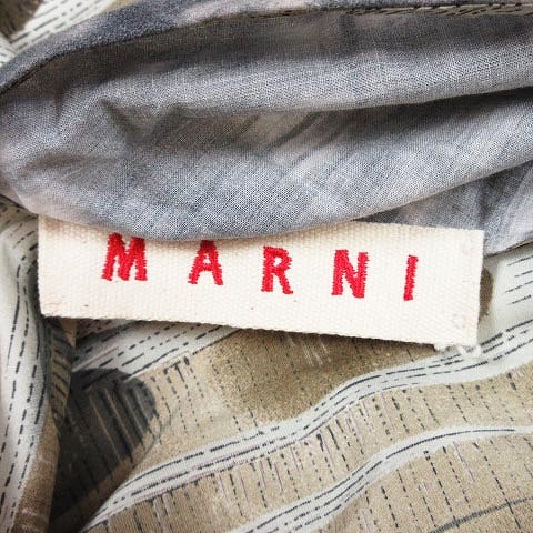 ナイロン Marni ブラウス シャツ ノースリーブ ナイロンの通販 by ベクトル ラクマ店｜マルニならラクマ - マルニ MARNI ロゴ ...