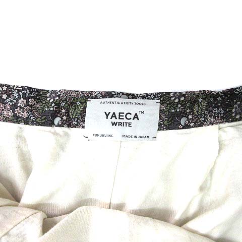 YAECA タックキュロット elderberry 97658 ヤエカ スカート キュロット 全日本送料無料 puc.bz