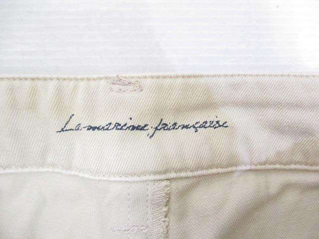 正規激安 マリンフランセーズ パンツ チノパン マリン コットン100% nikko-b.sakura.ne.jp