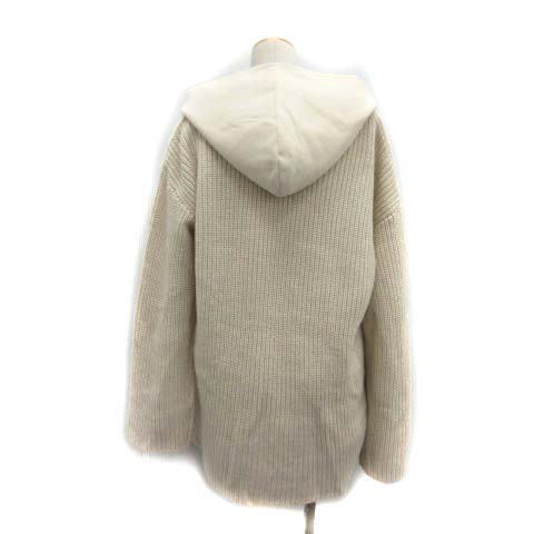 49％割引FREE SIZE激安正規品 AMERI HOODED DOCKING KNIT アイボリー ニット/セーター トップスFREE SIZE-OTA.ON.ARENA.NE.JP