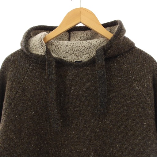 【中古】フォーティーファイブアールピーエム  45R 45rpm パーカー プルオーバー ニット 長袖 茶 7118118 /TK メンズ フォーティーファイブアールピーエム 45R 45rpm パーカー プルオーバー