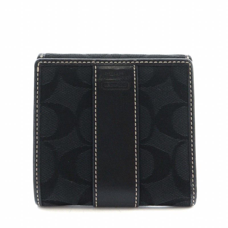 コーチ 財布 長財布 COACH 馬車 メンズ レディース 新品 ストラップ付き ブラック ウォレット プレゼント ブランド ギフト 贈り物 A125｜こ