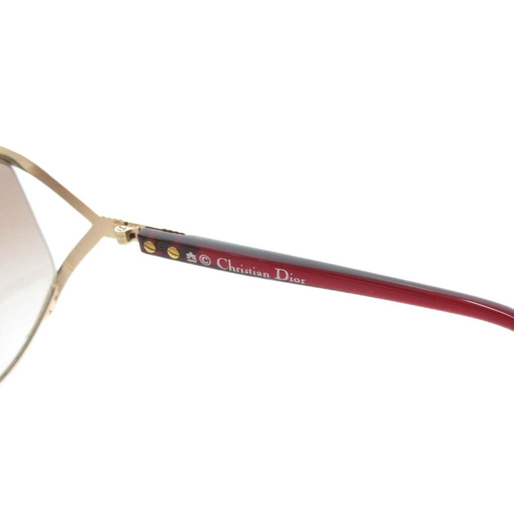 クリスチャンディオール Christian Dior サングラス メタルフレーム 63