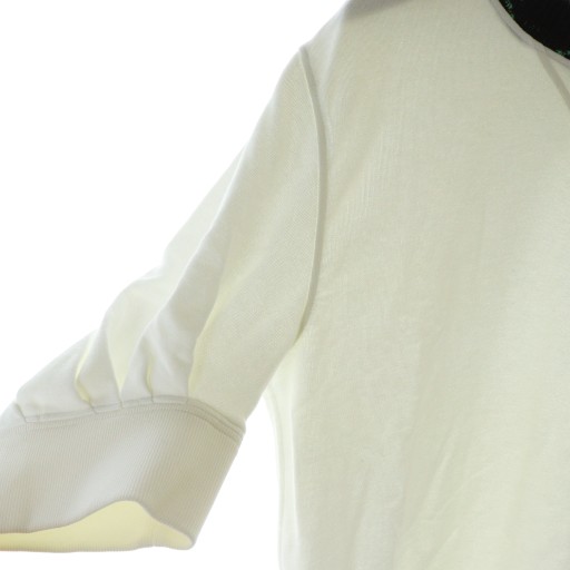 プラダ PRADA スウェット トレーナー 七分袖 ロゴ ニット切り替え 裏毛