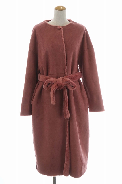 ameri vintage 2WAY SOFT BOA LONG COAT - opisantacruz.com.ar