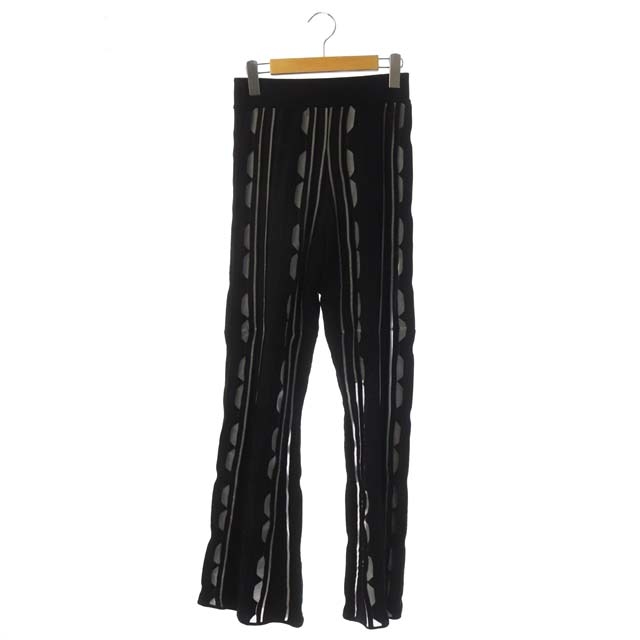 41％割引Sお待たせ! MEDI SHEER GEOMETRIC KNIT PANTS ホワイト カジュアルパンツ パンツS-OTA.ON.ARENA.NE.JP