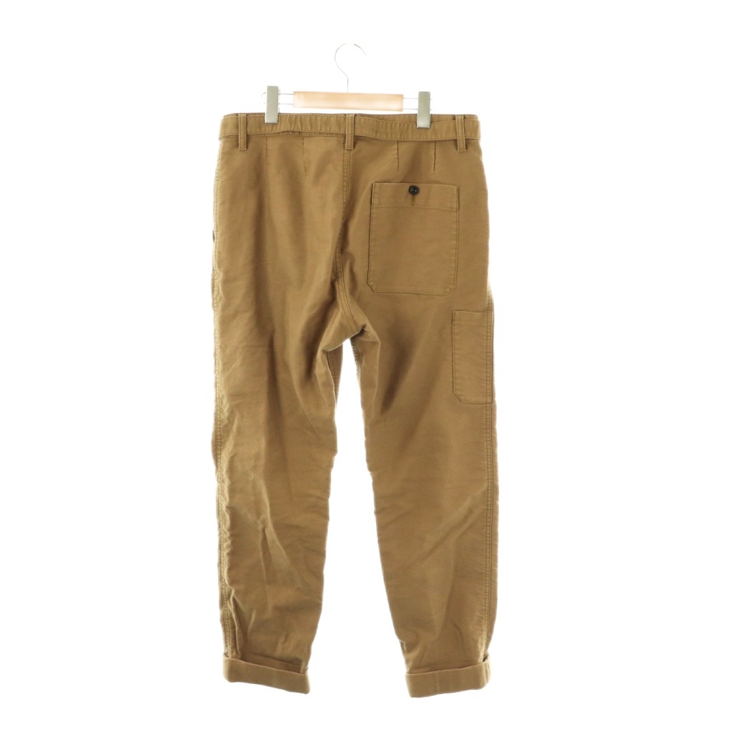 【中古】サカイ sacai コットン ベルテッド テーパードパンツ 3 ベージュ 24-03311 /CX ■OS ■AD メンズ サカイ sacai コットン ベルテッド テーパードパンツ 3 ベージュ 24