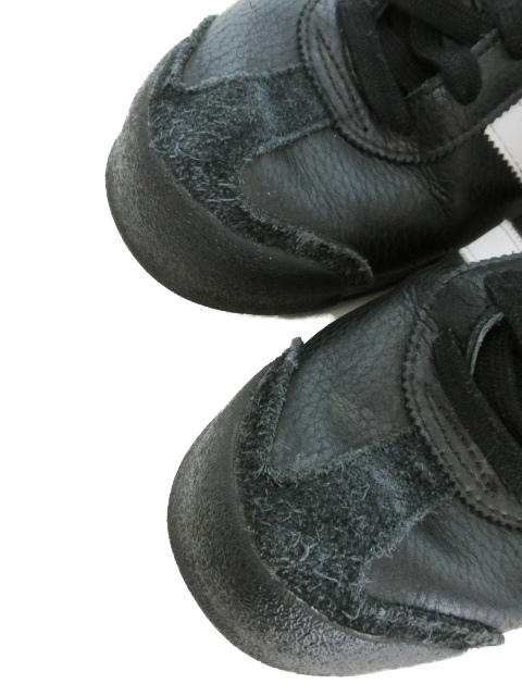 アディダス adidas PYV 702001 samoa スニーカー シューズ ランニング レースアップ ライン 24.5 黒 ブラック ...